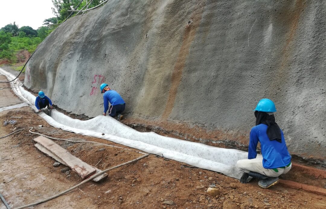 Concrete Canvas and Hydro GCCM installed for Ditch Lining Project | PGATECH Group of Companies ...