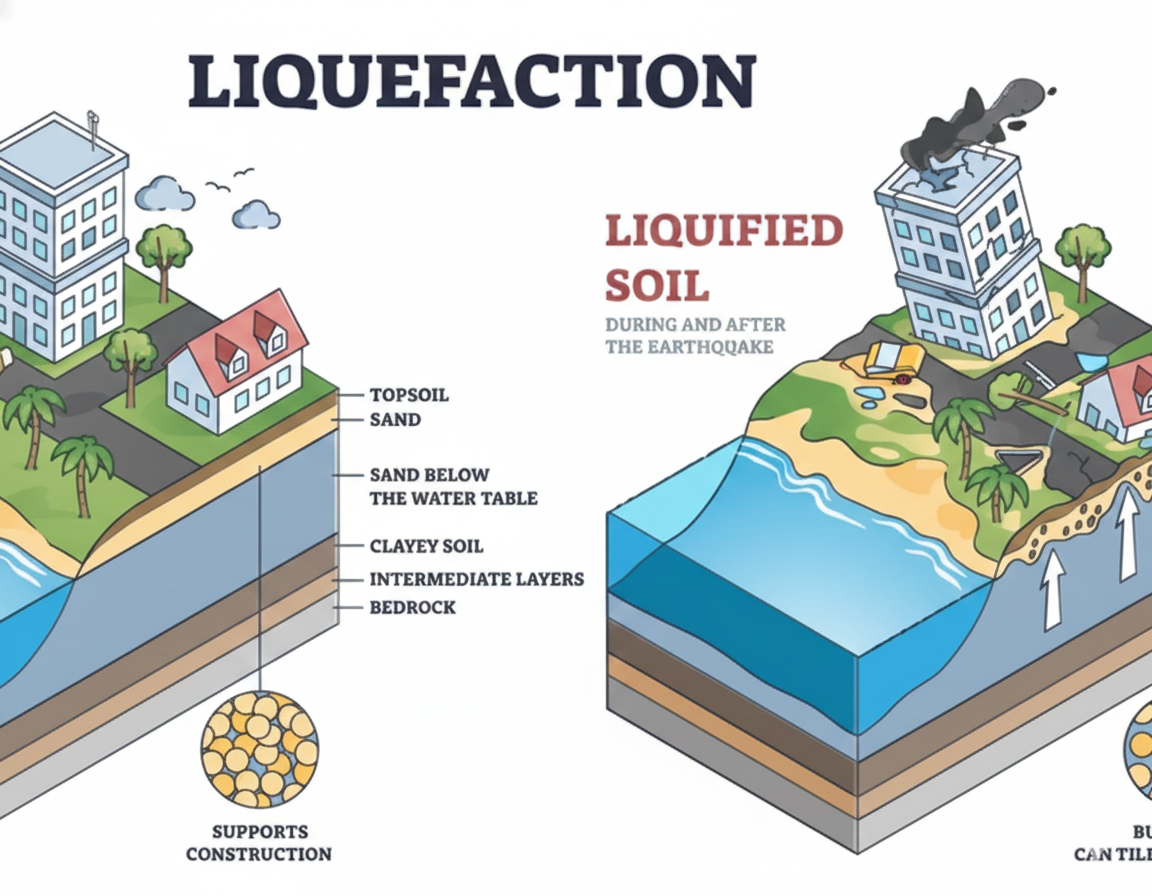 Liquefiable Soils | PGATECH Group of Companies | Engineering Technologies